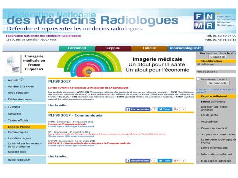 RDV en ligne, publications aux JFR et sur le site ThemaRadiologie ...